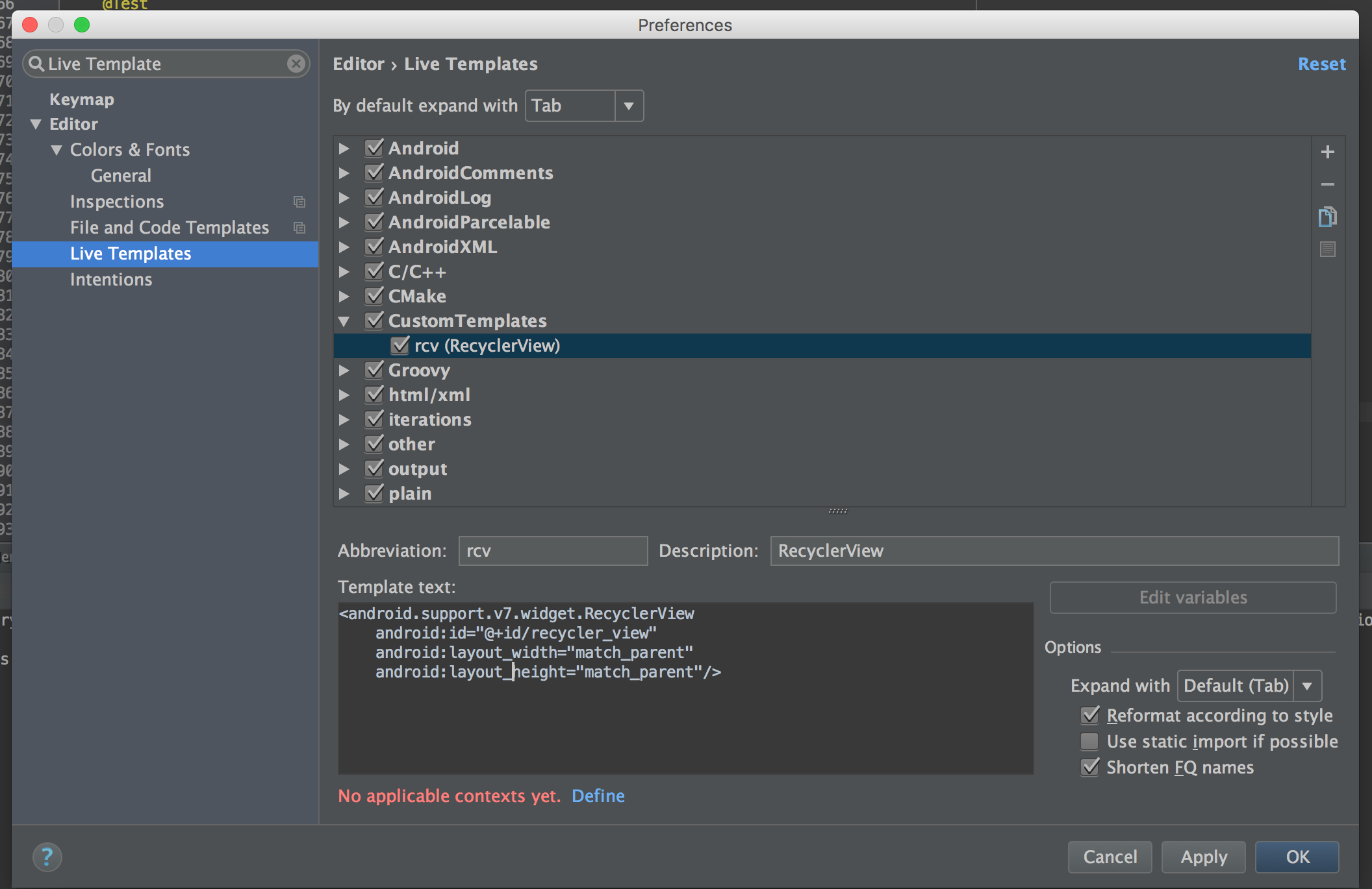 How to create your own Live Templates in Android Studio/IntelliJ - Part ...